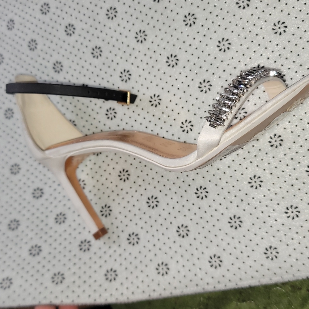 Saralia Crystal Embellished Ankle Strap Sandal 39.5 - Gem